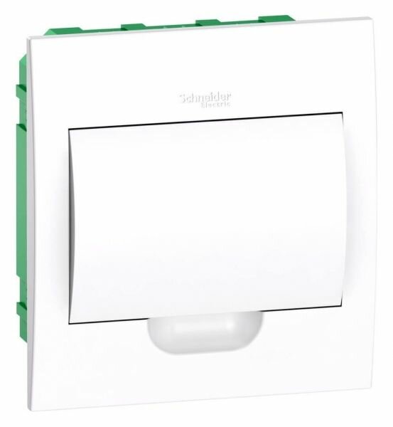 Бокс встраиваемый City9 Box 1 ряд 8мод IP40 IK07 63А 2 клеммы с бел. дверцей SE EZ9E108P2FRU