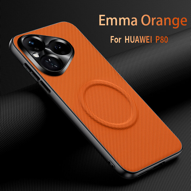 Чехол для Huawei Pura 80 / Хуавей Пура 80, soft touch, чехол-кардиомонитор, искусственная кожа, поликарбонат (PC), защита камеры, ударопрочный, усиленные углы, Huawei, Huawei Pura 80, orange,