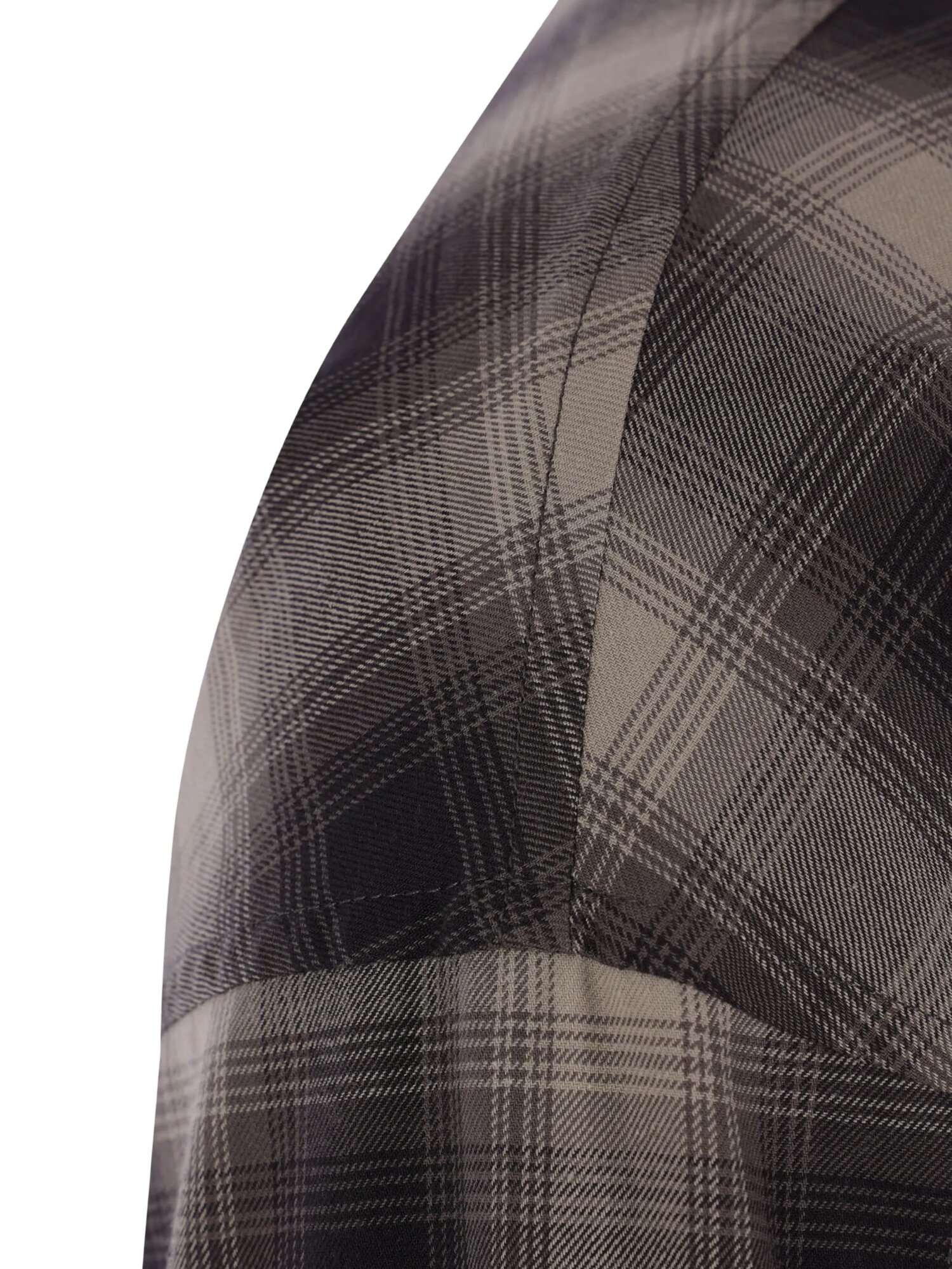 Куртка META CAMPANIA COLLECTIVE Tino check-pattern zip-up jacket, размер L, grey — фото 1