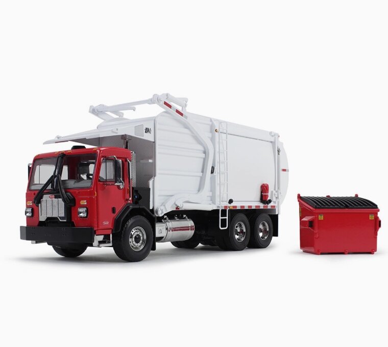 FirstGear 1:34 Peterbilt 520 – Мусоровоз с фронтальной загрузкой, металлическая коллекционная модель
