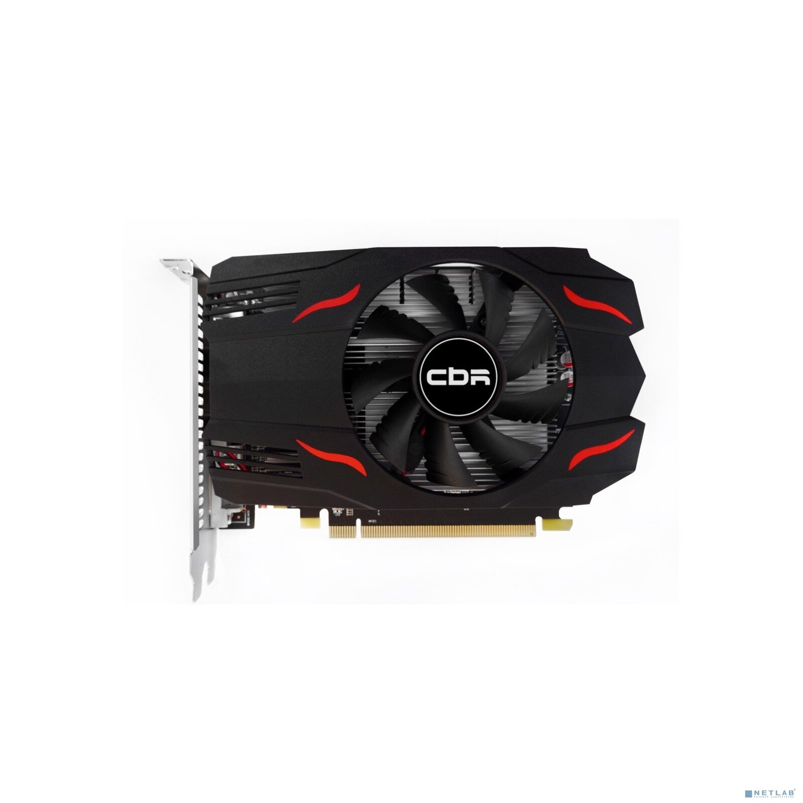 Видеокарта CBR Radeon RX 550 4G GDDR5, 128BIT, 896, 1175MHz, Single fan, PCIE 3.0, 50W (DVI/HDMI/DP) [VGA-STX550-4G-RTL]