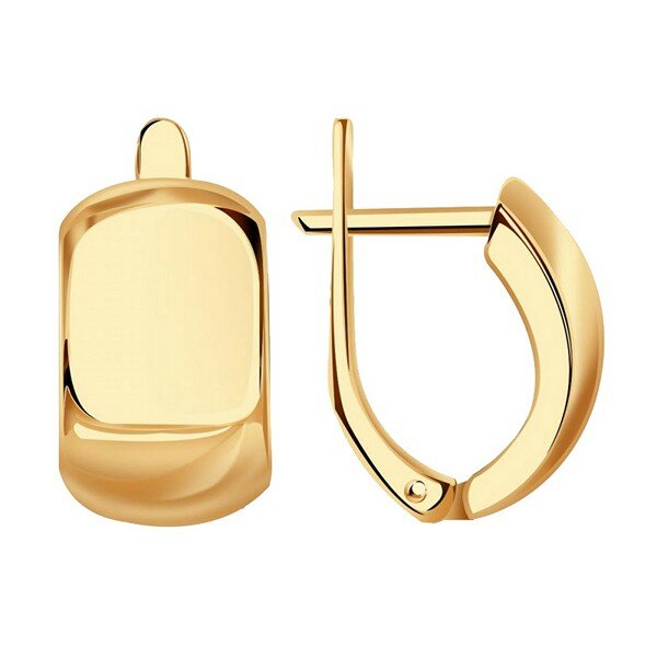 Серьги JEWELIN, красное золото, 585 проба
