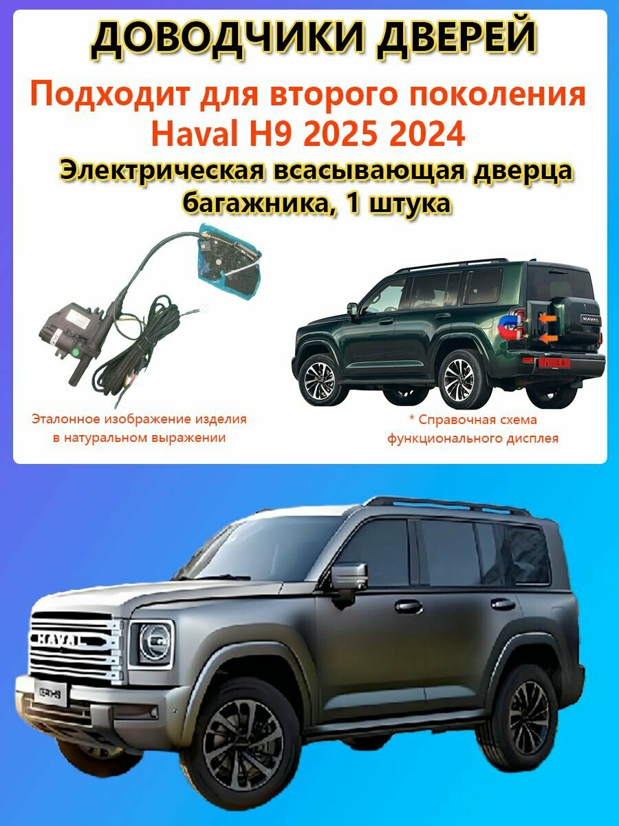 Доводчики дверей Haval H9 (2024-H. B.) , Дверь багажника Доводчик двери автомобиля (Гарантия 2 года)