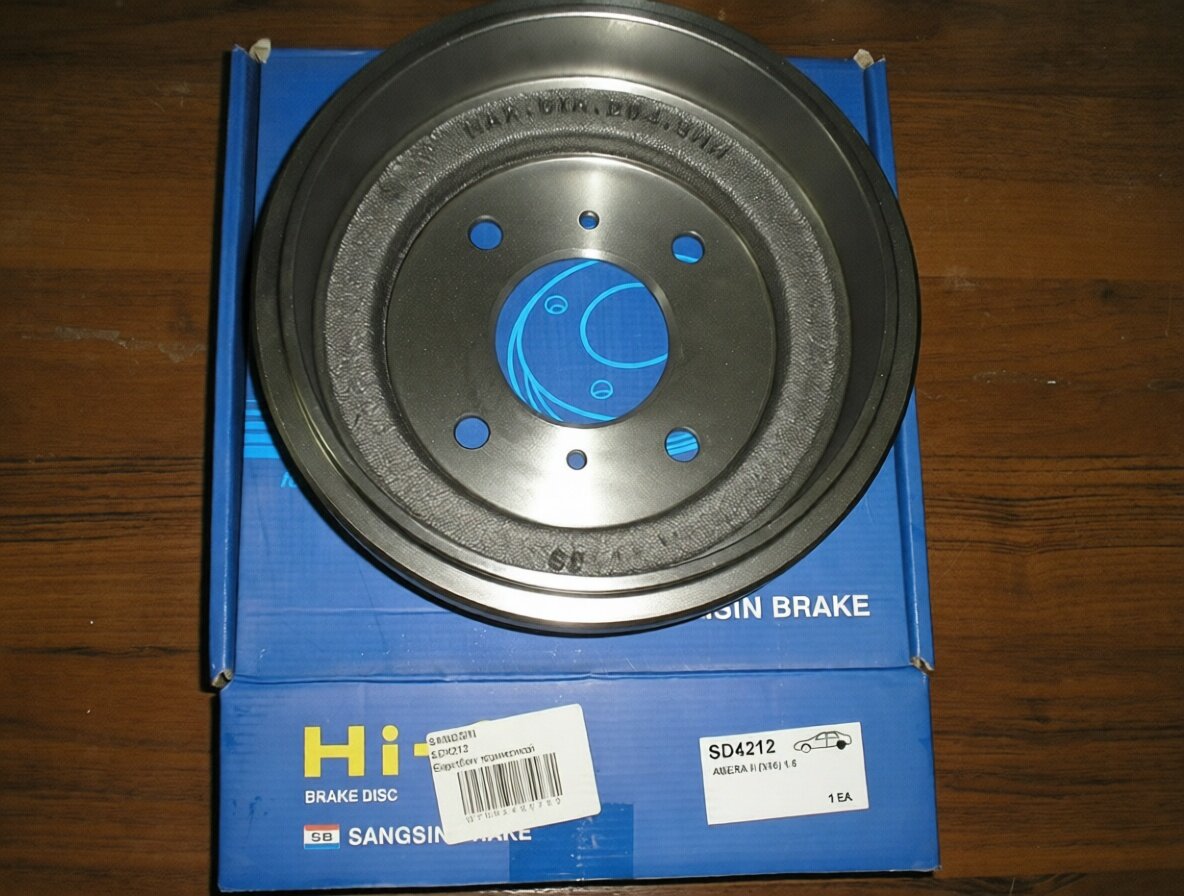 Барабан тормозной NISSAN ALMERA (N16) 1.5 00- SD4212 Sangsin brake арт. SD4212