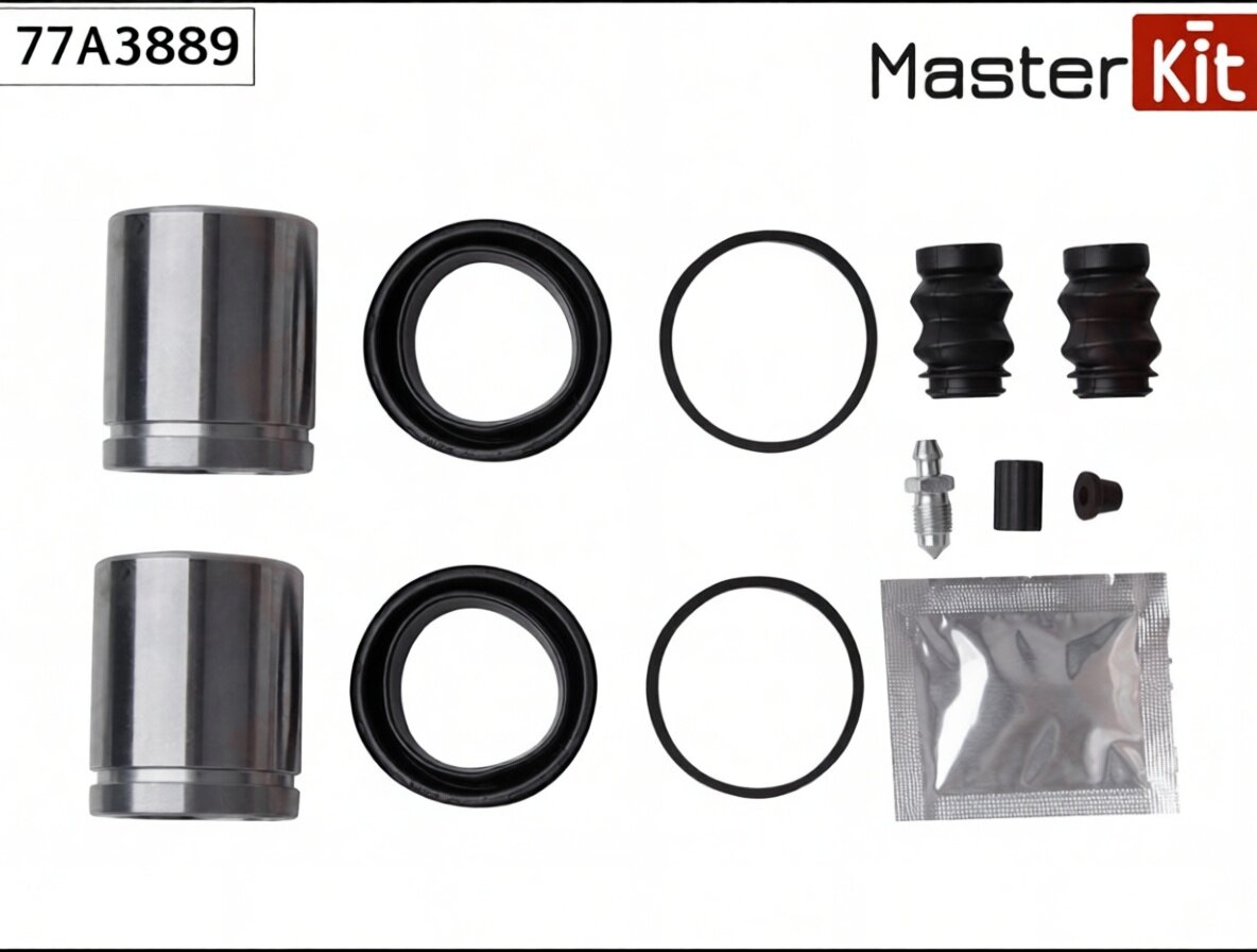 Ремкомплект тормозного суппорта+поршень VOLKSWAGEN CRAFTER 30-50 04-06- 77A3889 MasterKit арт. 77A38