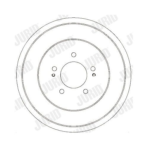 Тормозной барабан, HYUNDAI / KIA 583294A000 (1 шт.)