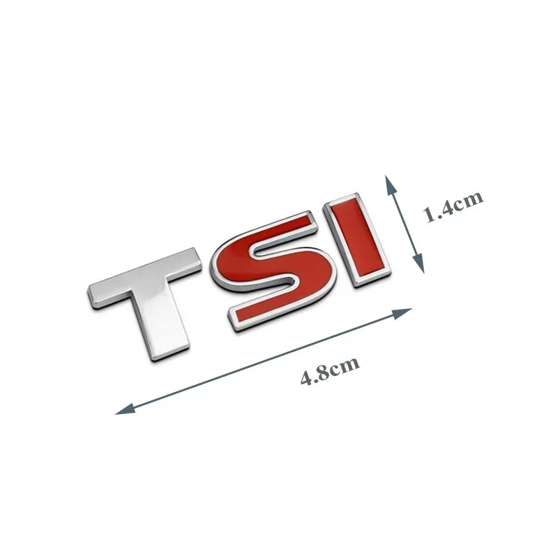 Наклейка TSI для VW Golf Jetta Polo Tiguan Passat