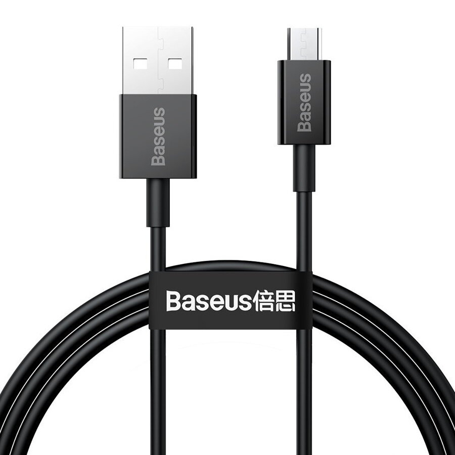 Кабель Baseus Superior Series Fast Charging Data Cable USB - Micro-USB 2A 1m Black (CAMYS-01)