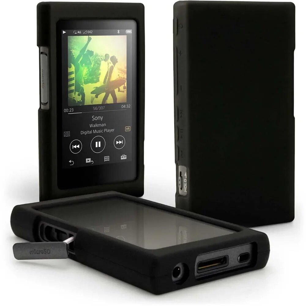 Силиконовый чехол для Sony Walkman, черный