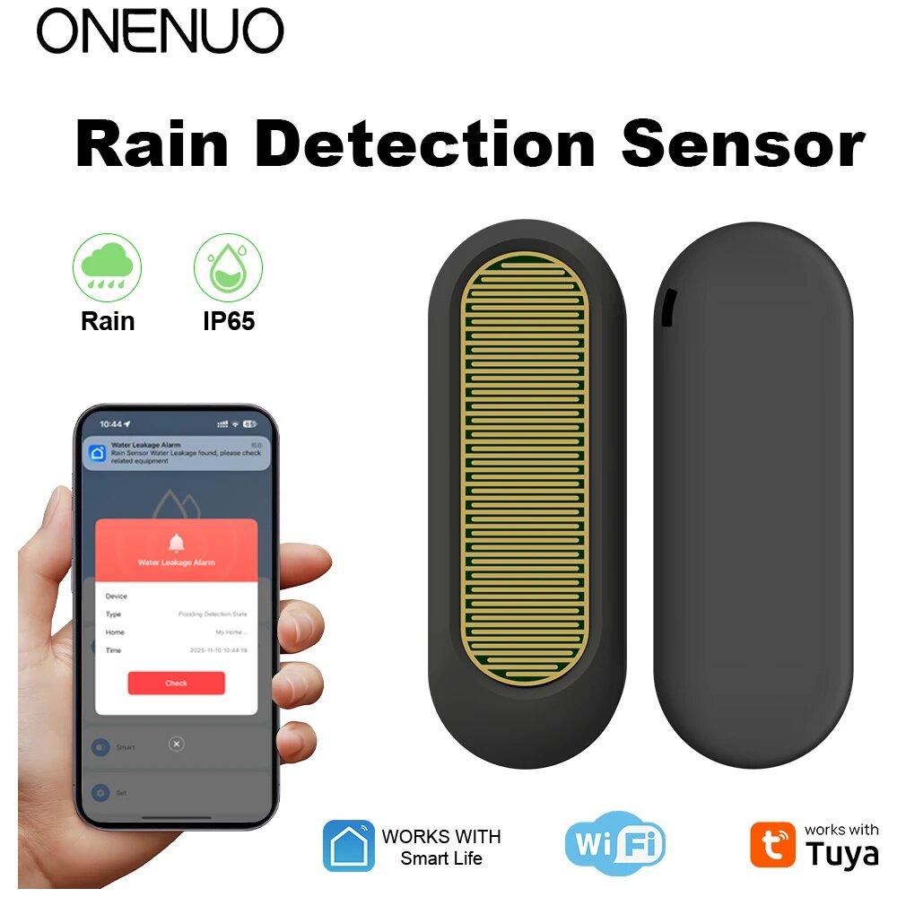 Датчик дождя ONENUO WiFi Black
