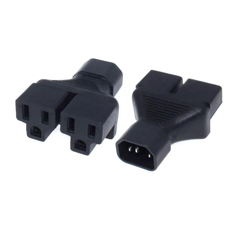 KYMISON Разветвитель IEC 320 C14 на 2x Nema 5-15R