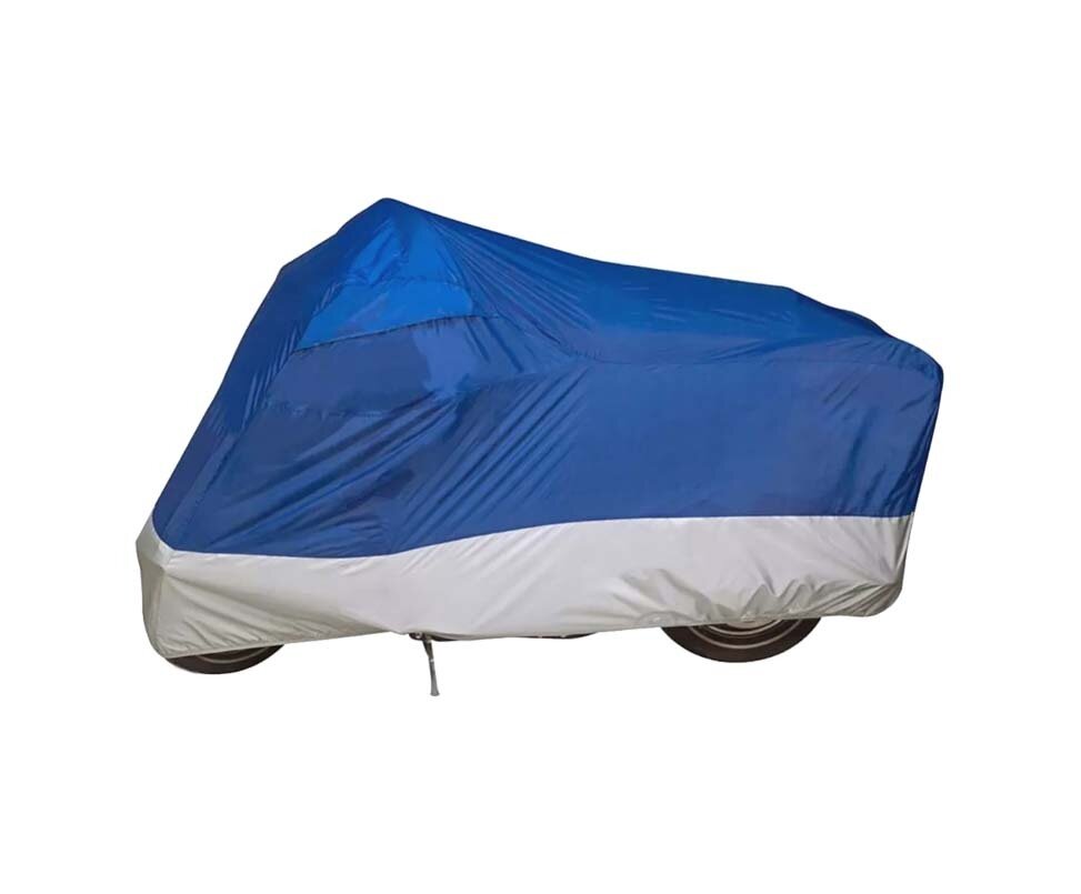 Чехол SAMEWAY 190T для мотоцикла, скутера, мопеда 225 х 98 х 123 см, полиэстер, цвет бело-синий