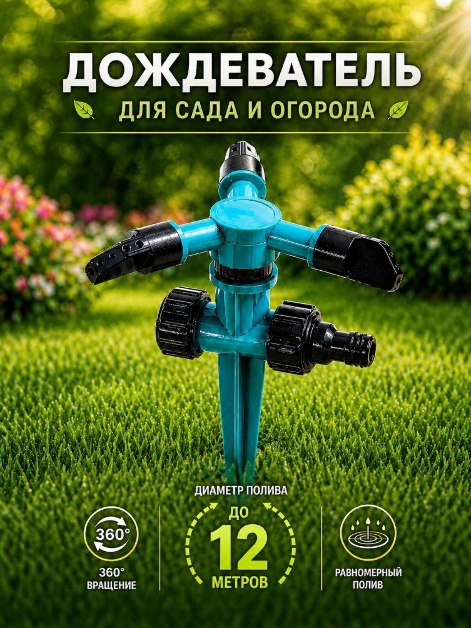 Разбрызгиватель, дождеватель