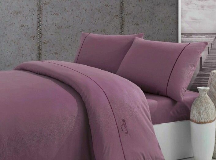 Постельное белье Maison Dor SPRING евро на матрац 180*200 фиолетовый