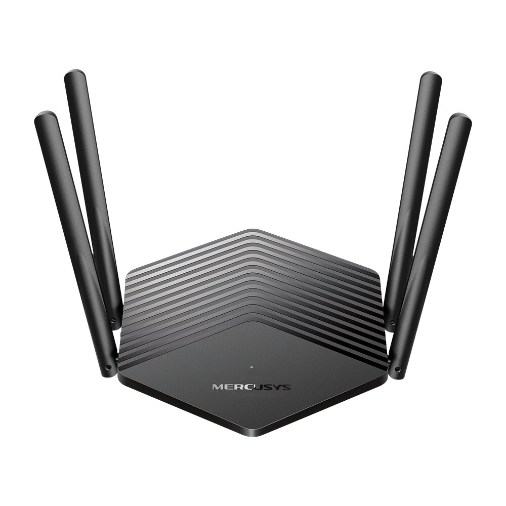Wi-Fi Роутер Mercusys MR80X гигабитный, AX3000, 4xRJ45 1Гбит/с, двухдиапазонный, режим роутер/ретранслятор
