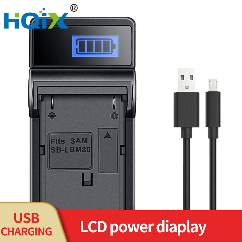 HQIX для Samsung SC-D263 D353 D362 D363 D364 D365 D366 D453 D455 D963 DC163 DC165 VM-DC160 DC560 камера SB-LSM80 Аккумулятор зарядное устройство