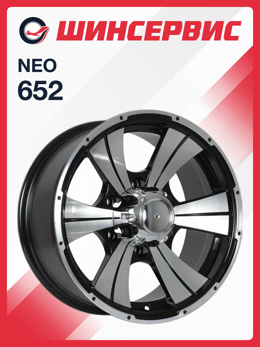 Литой колесный диск NEO 652 R16.0x7.5J 5x139.7 ET0.00 ЦО108.00 для автомобиля