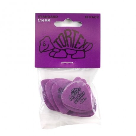 Набор медиаторов 1.14mm Dunlop 418P1.14 Tortex Standard 12шт
