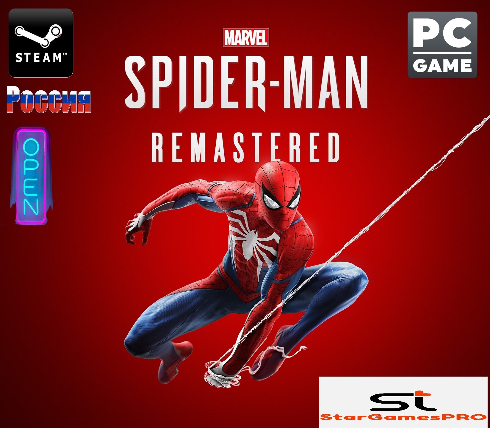Marvel's Spider-Man Remastered игра на аккаунте для ПК с OFF активацией для Steam (PC) РФ + СНГ