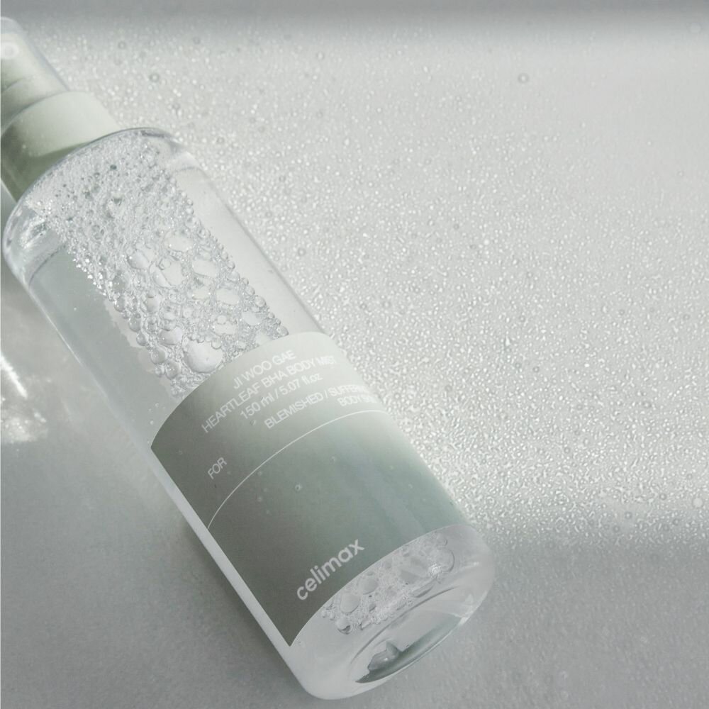 Celimax Ji Woo Gae Heartleaf Bha Body Mist Мист для тела с кислотами и экстрактом хауттюйнии против акне 150мл