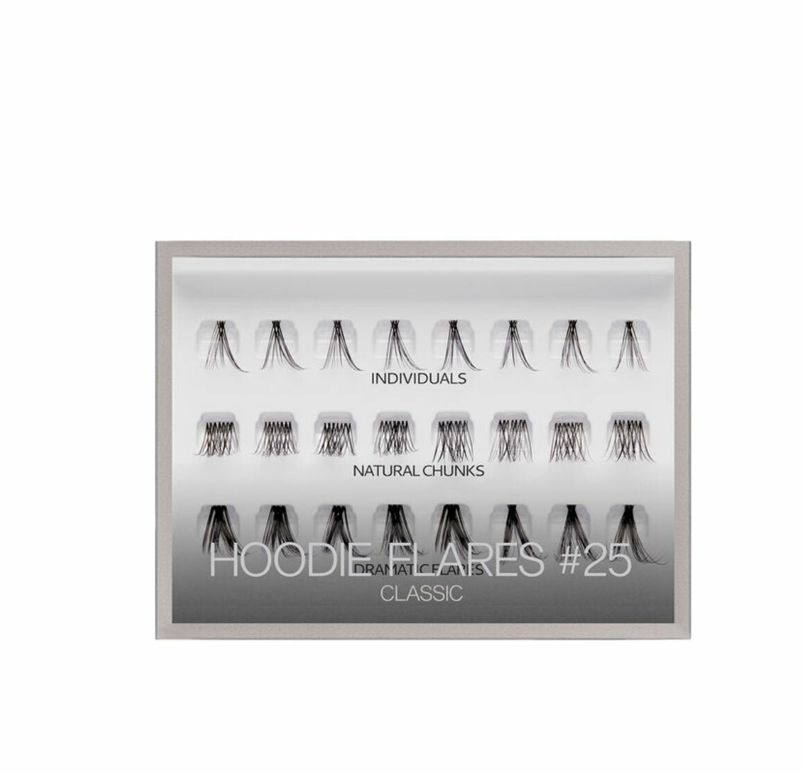 Huda Beauty набор накладных ресниц , пучки Hoodie Flares #25 Classic Lashes