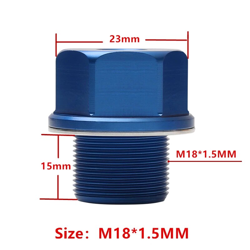 Датчик температуры масла M18x1.5мм, синий
