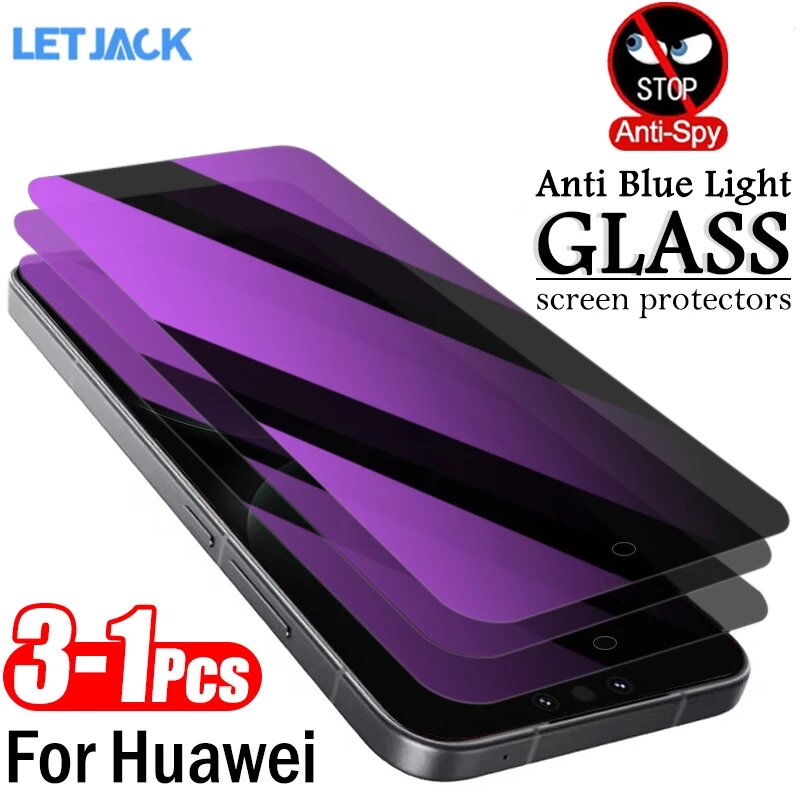 Пленка Blue Privacy Glass Huawei Мате 80 Про 3Piece