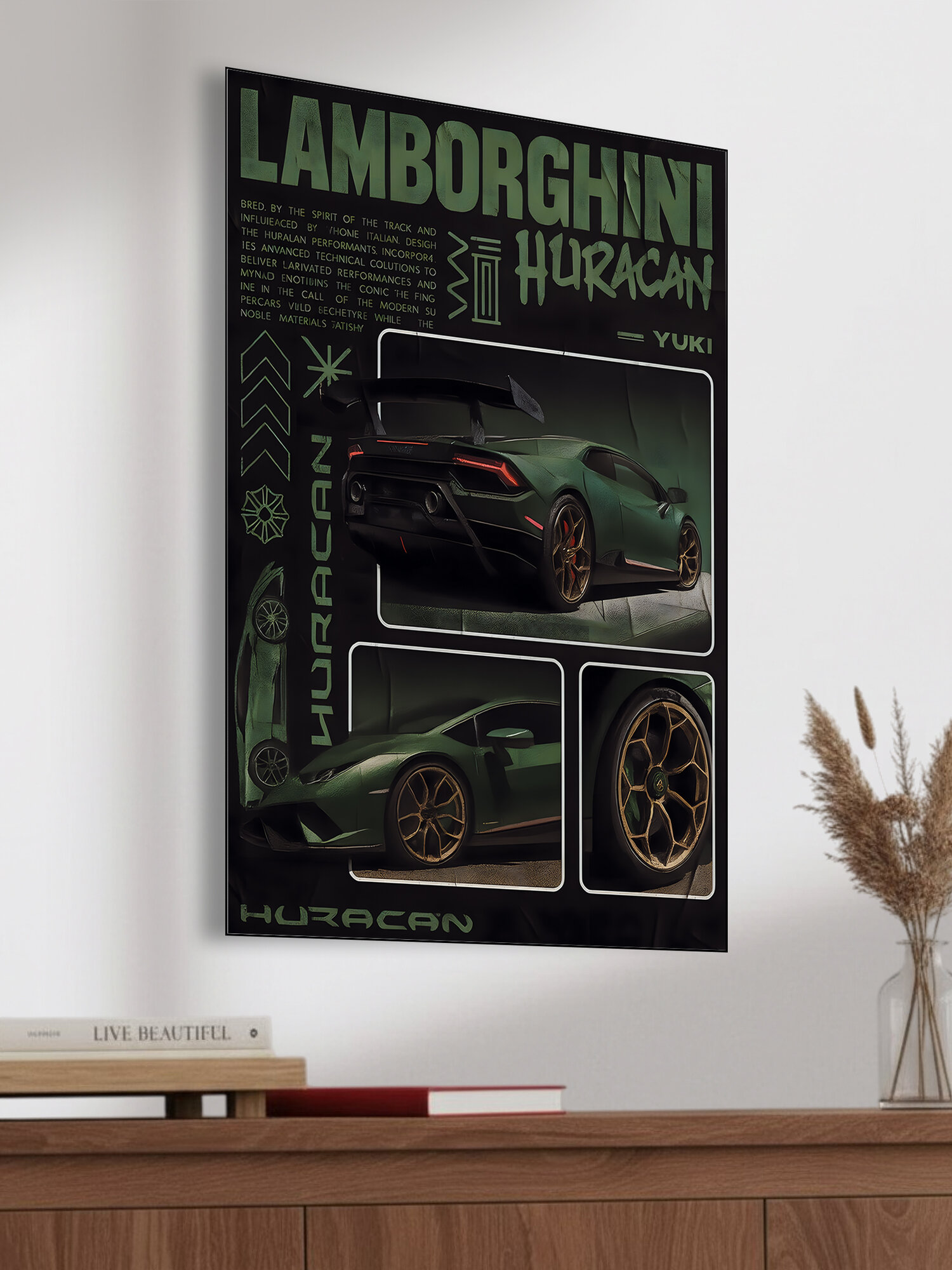 Постер Lamborghini Huracan, А3 — фото 1