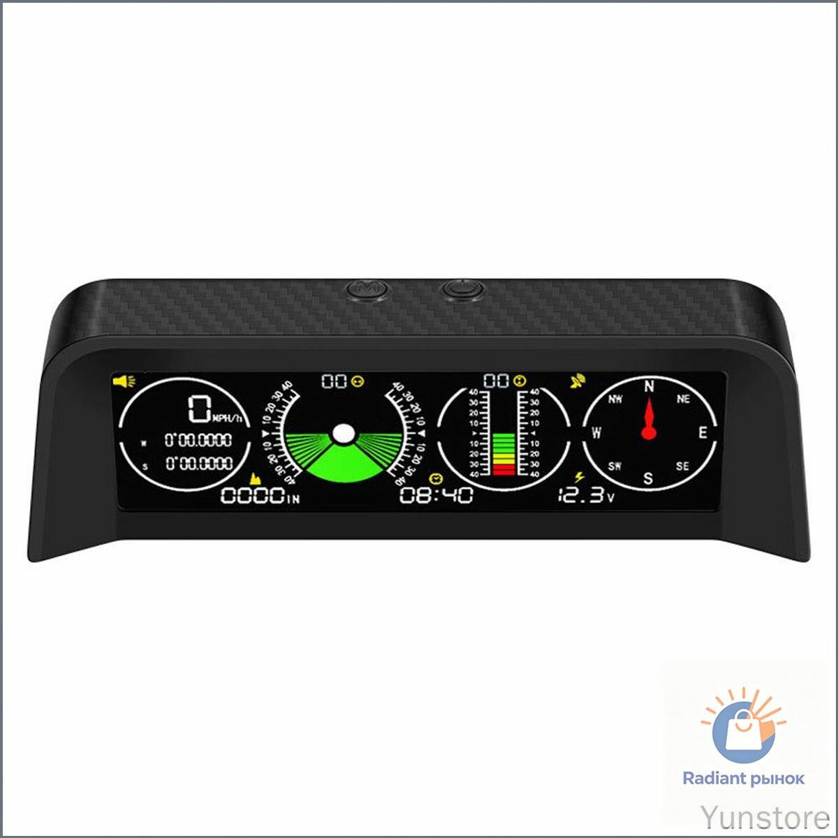 Проекционный дисплей HUD: цветной экран для отображения данных GPS, скорости и высоты умная система безопасности с предупреждениями для автомобилей, внедорожников и грузовиков