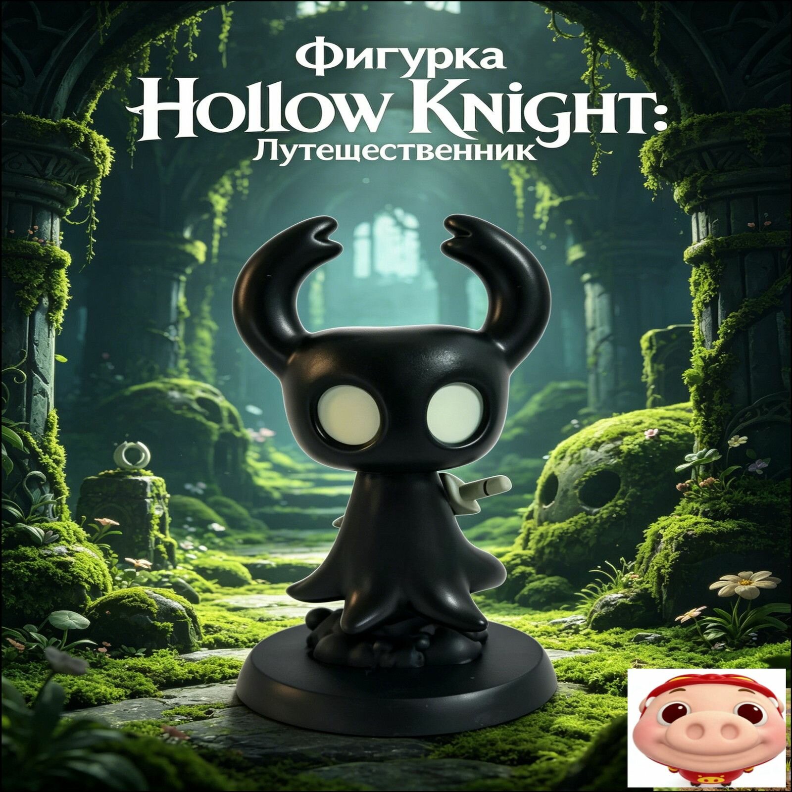 Фигурка Полый Рыцарь Тень Шейд / Hollow knight Shade (8см)