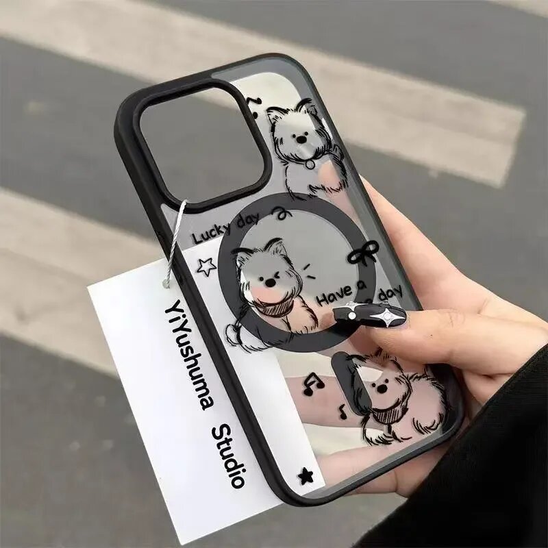 Чехол для iPhone 15 Plus с собакой Вест-Хайленд-уайт-терьером