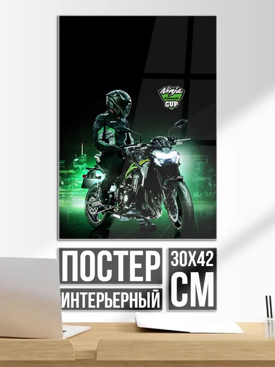Постер на стену Kawasaki Ninja Cup