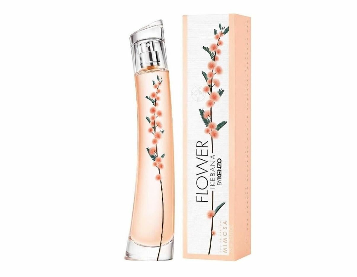 Парфюмерная вода Kenzo Flower Ikebana Mimosa 75 мл, цветочные древесные
