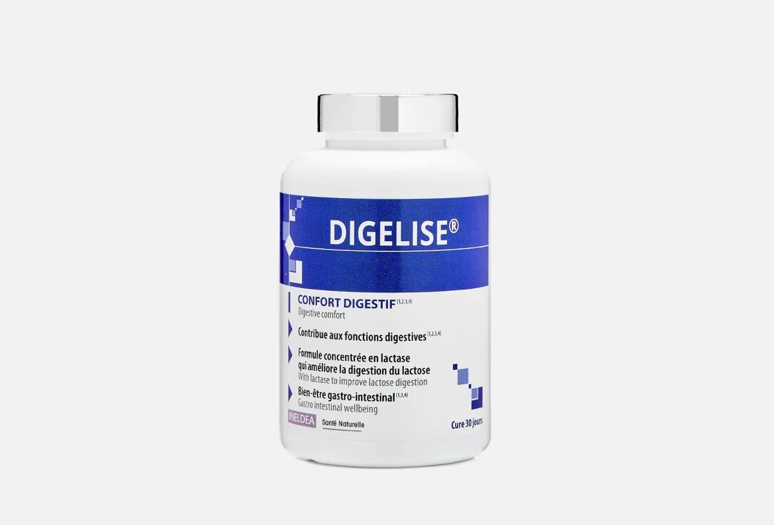 Ineldea Sante Naturelle Digelise фенхель, мята, артишок, имбирь БАД для поддержки пищеварения 90 шт