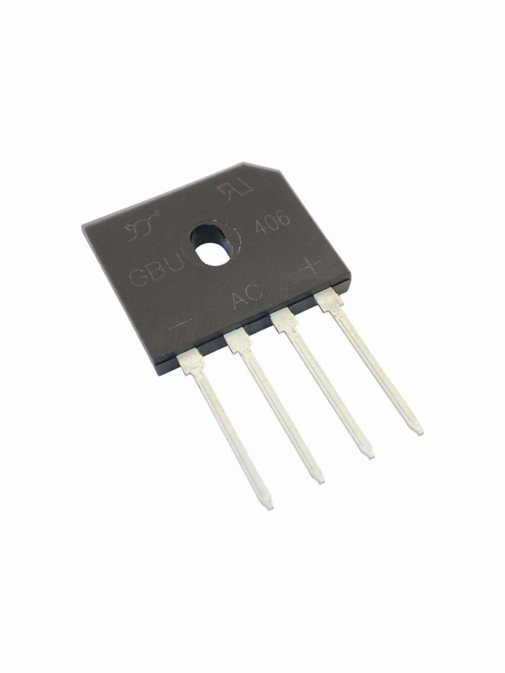 5шт. диодный мост GBU406 22*3.5*18.7mm