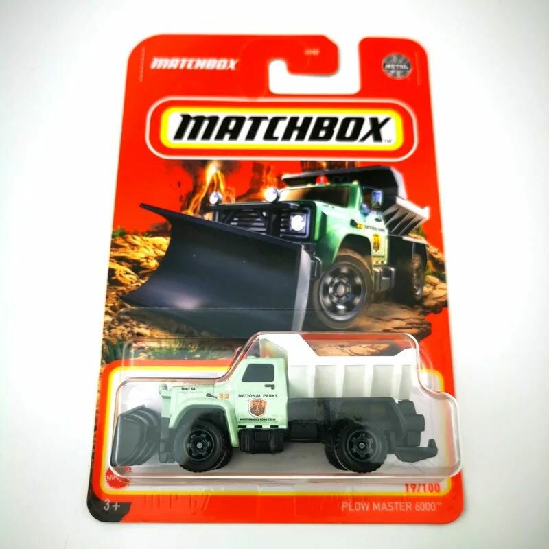 Машинка металлическая модель машины Matchbox 1/64 30782 PLOW MASTER 6000