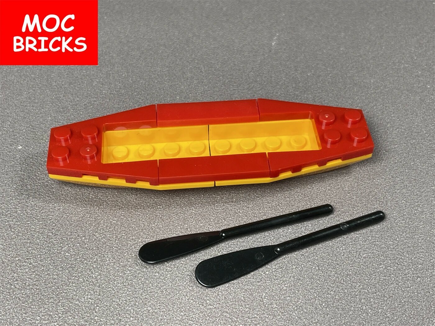 MOC BRICKS Мини-конструктор каноэ из ABS-пластика