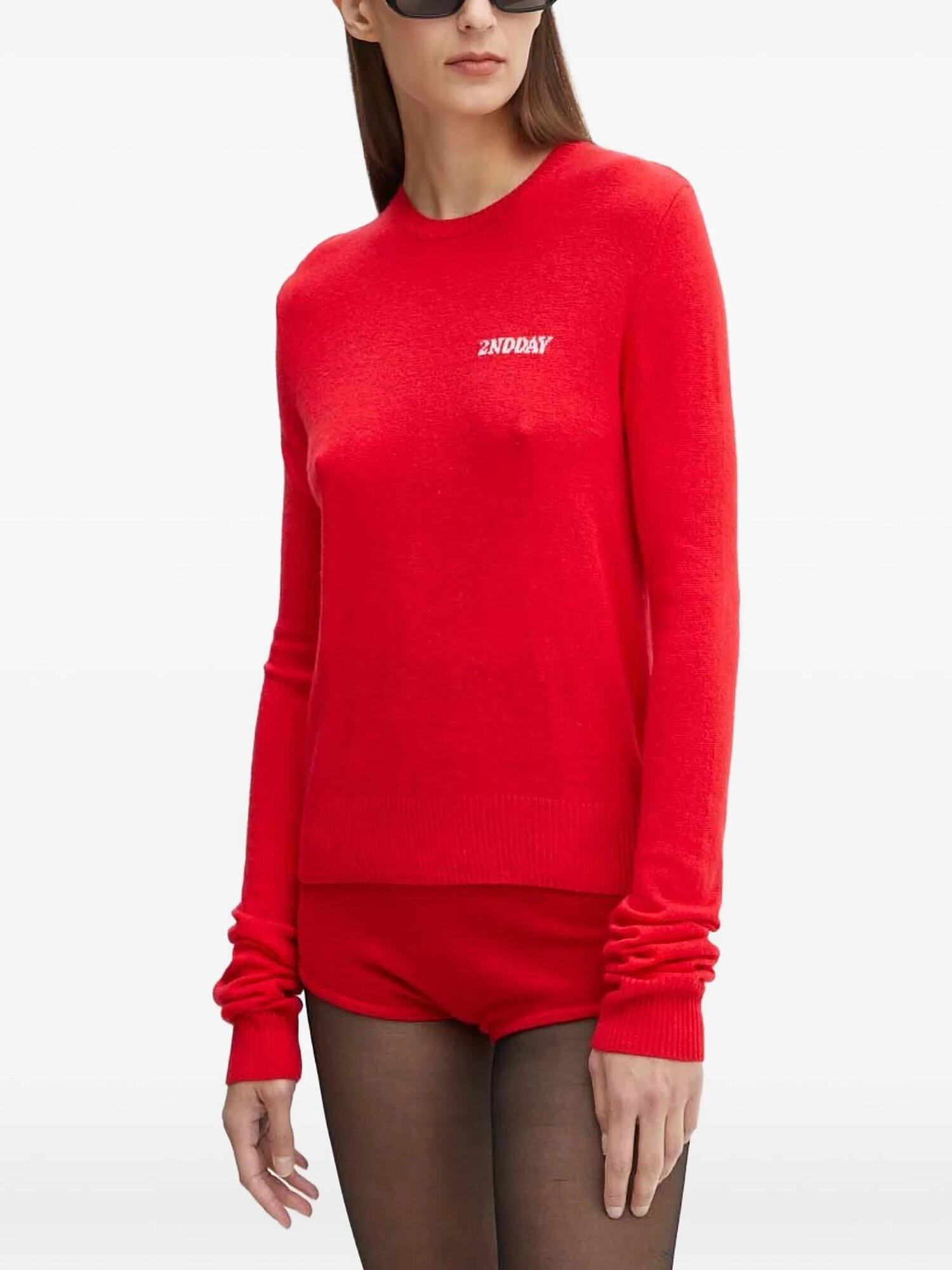 Свитер Logo-embroidered sweater