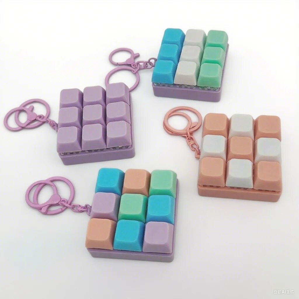Антистресс-куб-клавиатура 1Pcs Random Color
