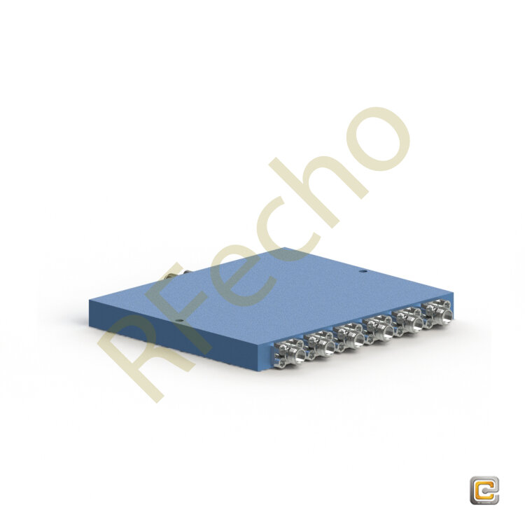 0.6 dB Insertion loss, 0.8 GHz to 1 GHz, 6 Way RF Power Divider
