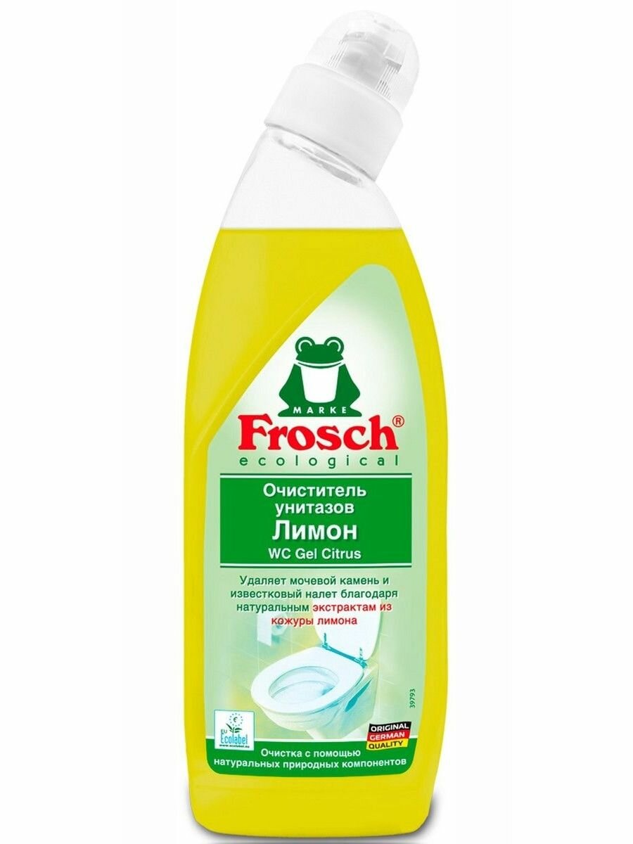Frosch Средство чистящее для унитаза Лимон, 750мл
