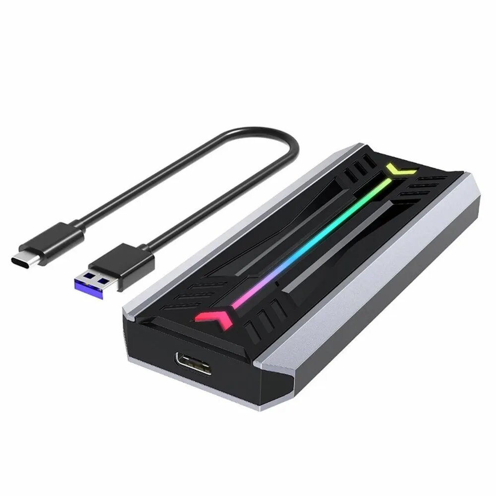 Внешний корпус Nvme M2 SSD M.2 NGFF NVME Dual Protocol, USB 3.2 Gen 1 Type-C