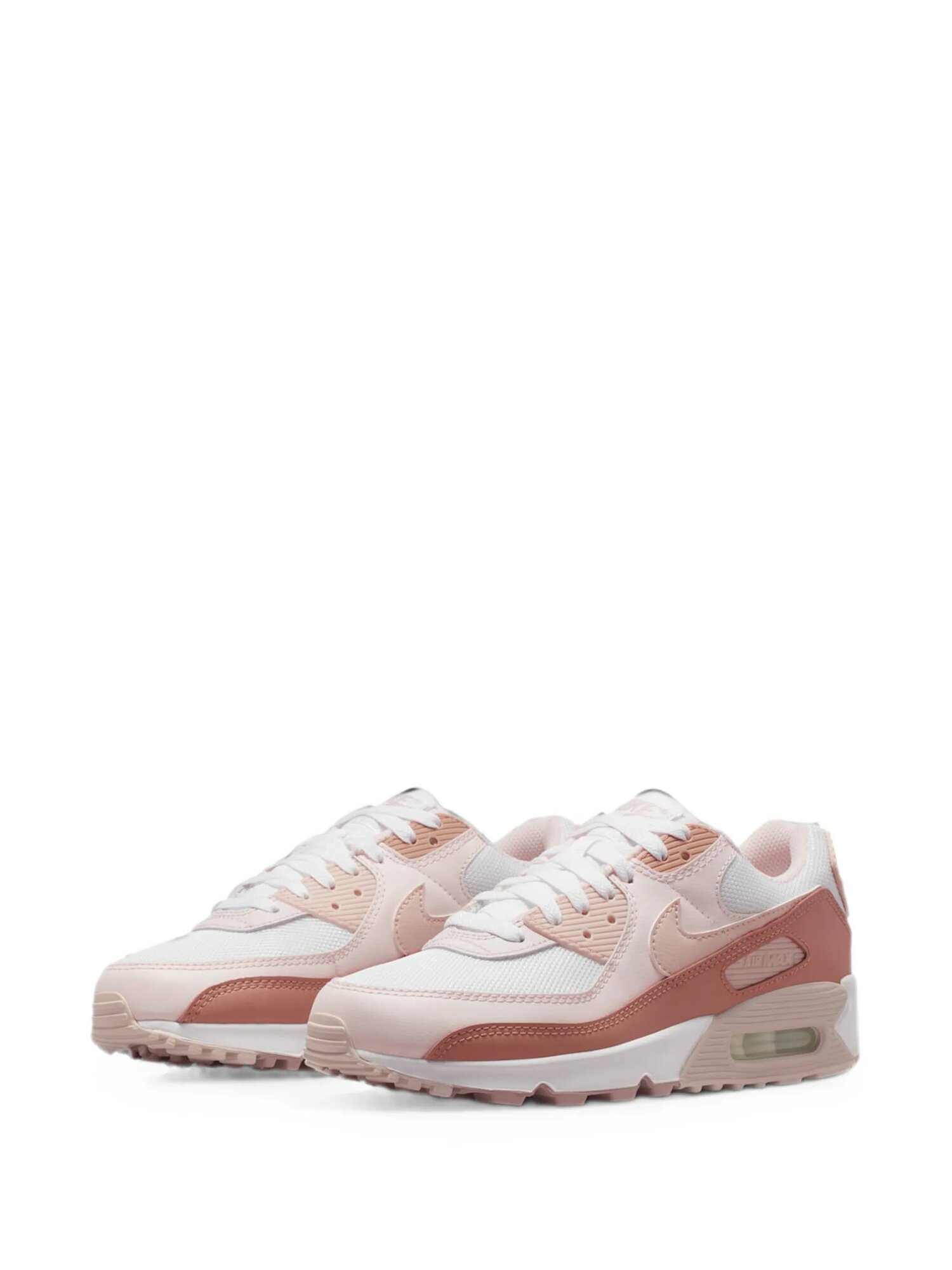 Кроссовки NIKE Air Max 90 sneakers, размер 8, бежевый/белый — фото 1