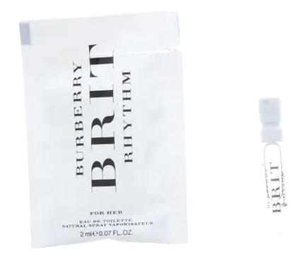 Пробник парфюма Барбери Брит Ритм Фор Вумен 2 мл женский - Burberry Brit Rhythm For Woman