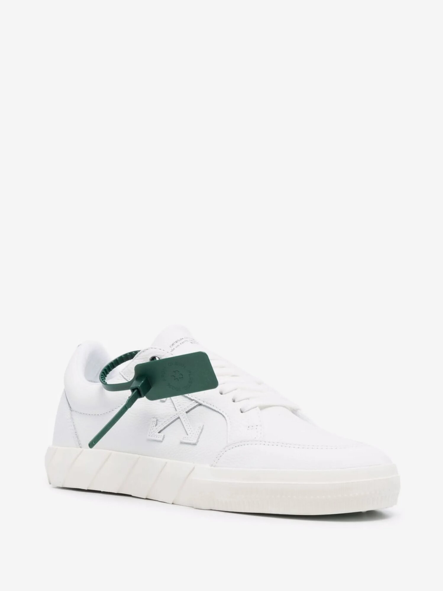 Кроссовки Off-White Vulcanized, размер 46, бежевый/белый — фото 1