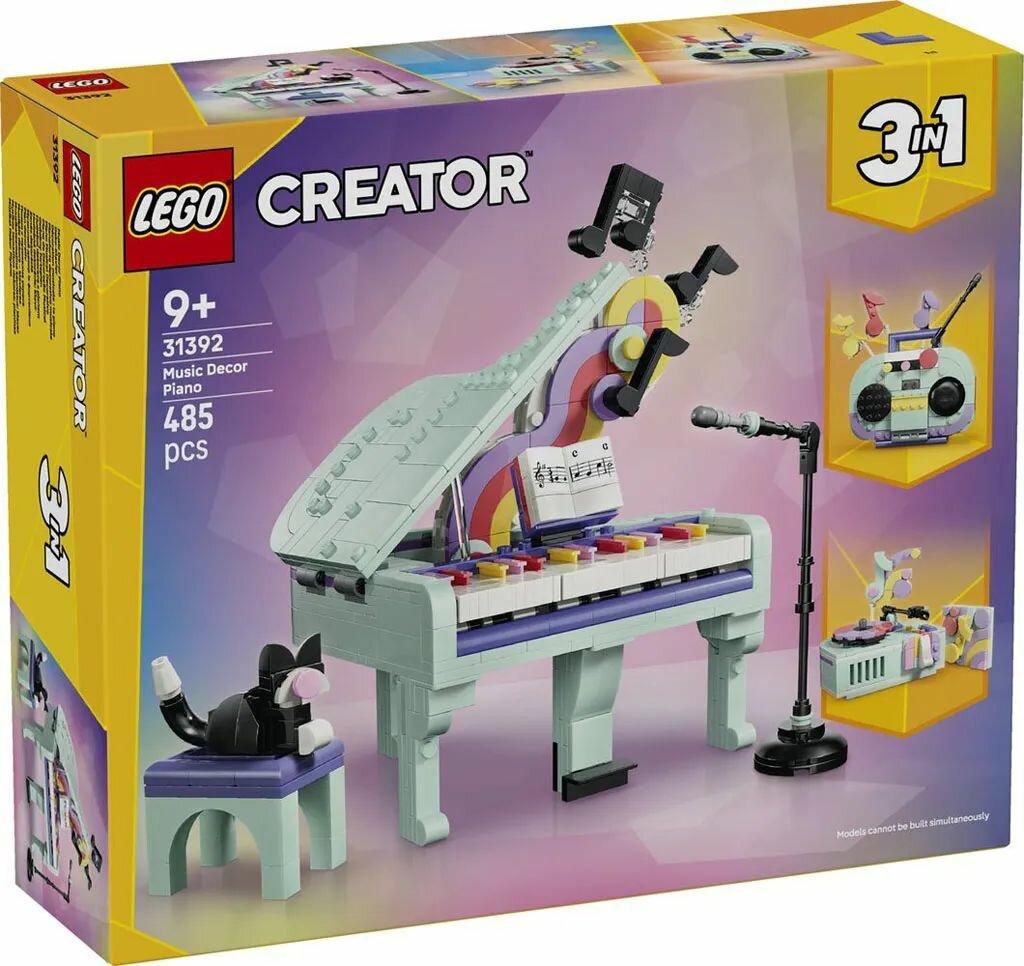 Конструктор LEGO Creator 31392 Пианино с котом 3 в 1