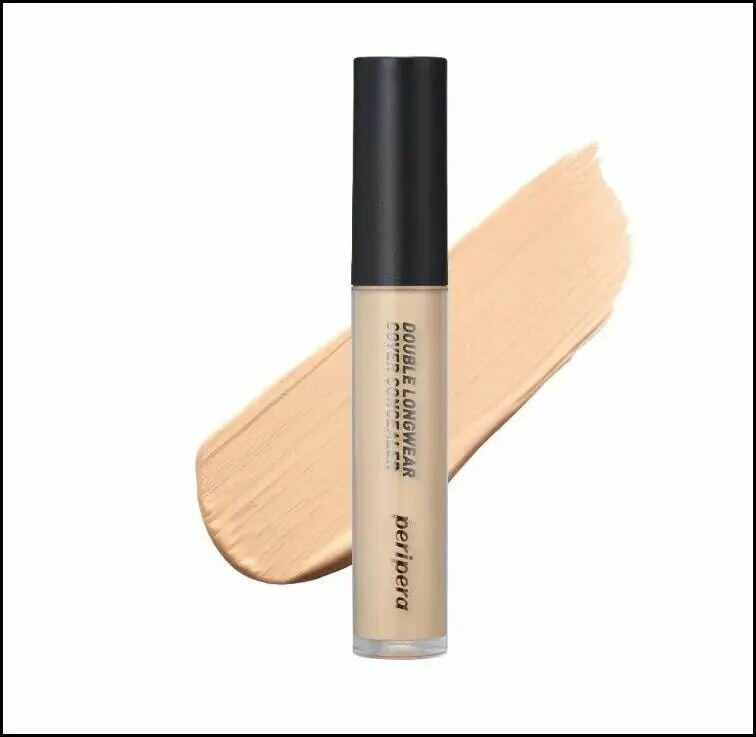 Консилер PERIPERA Double Longwear Cover Concealer - 5 оттенков на выбор долговременное покрытие маскирующий выбор оттенков
