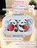Ланч-бокс ZAKKA «Sweet panda», с вилками, голубой, полипропилен, 520мл