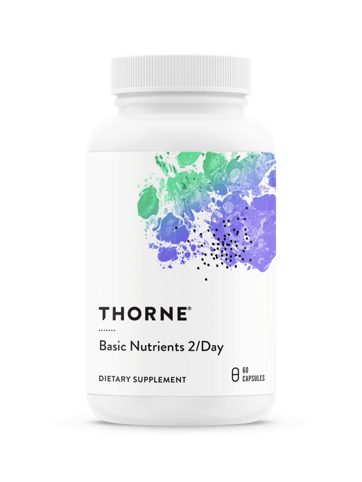 Витамины 2 раза в день, Basic Nutrients 2/Day, Thorne Research, 60 капсул