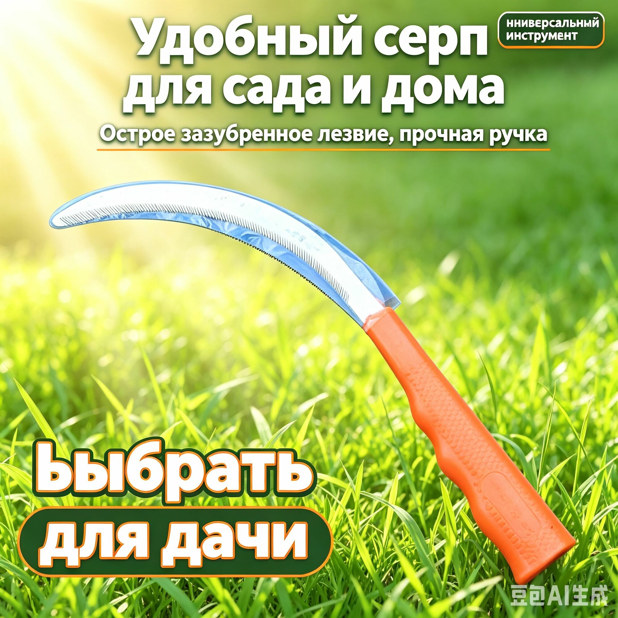 Набор садовых инструментов 1 шт нержавеющая сталь металлическое лезвие для сада для дачи с нержавеющей сталью металлический инструмент